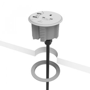 Porthole Desk Power Unit - Posture People
