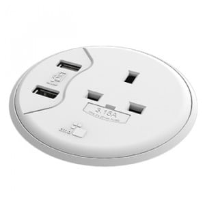 Porthole Desk Power Unit - Posture People